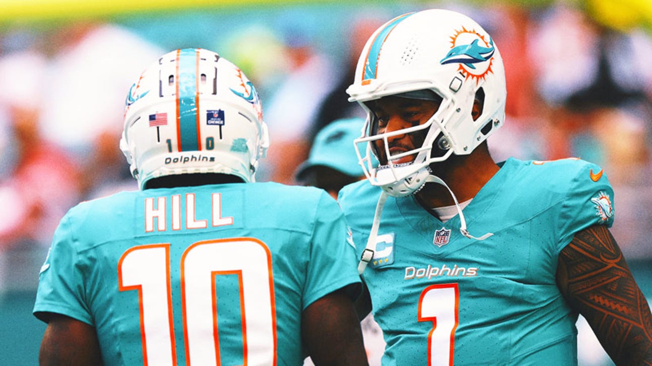 Dolphins' Tyreek Hill names his top-five NFL QBs, Tua Tagovailoa not among them | FOX Sports