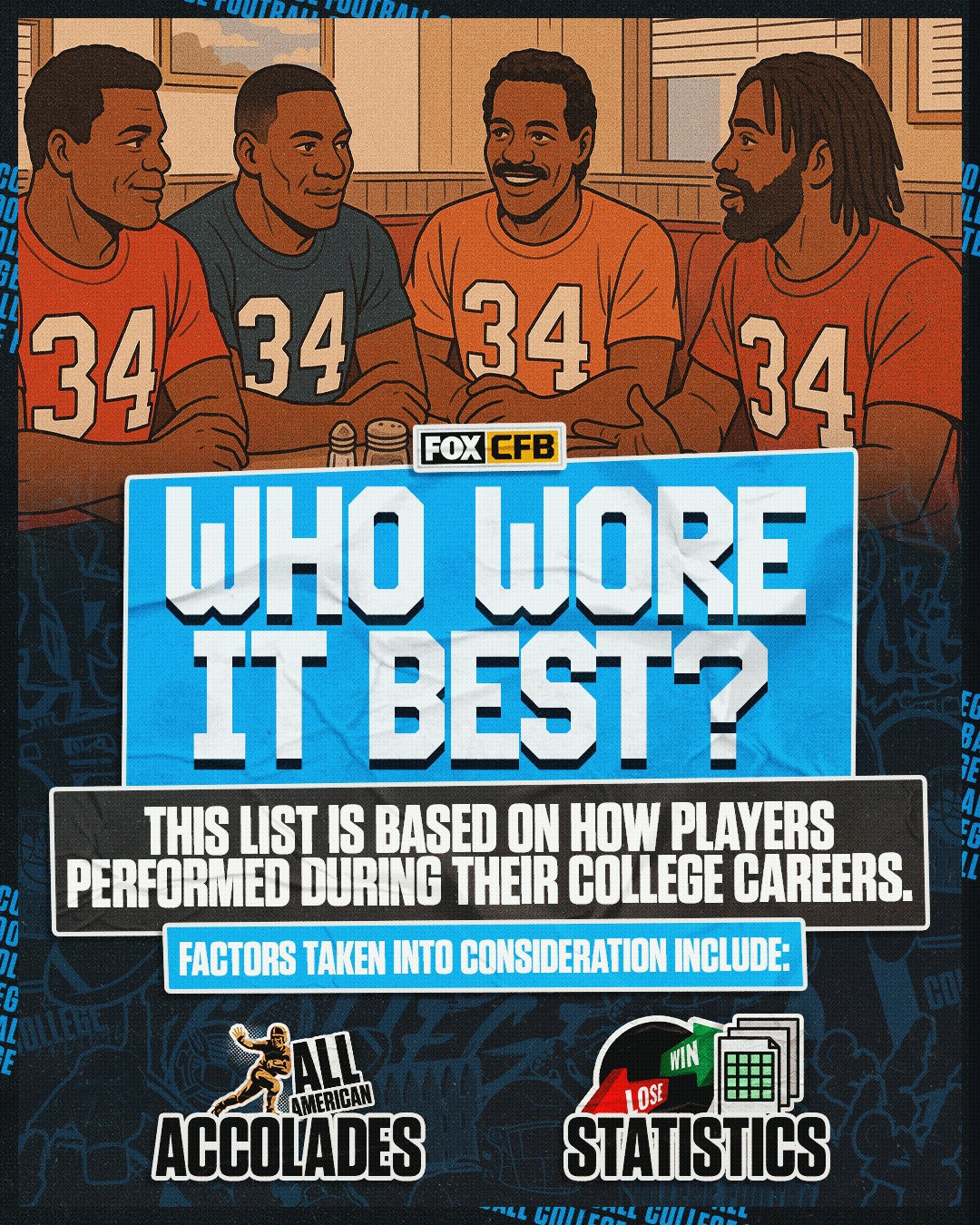 Who Wore It Best? Greatest College Football Players by Jersey Number ...