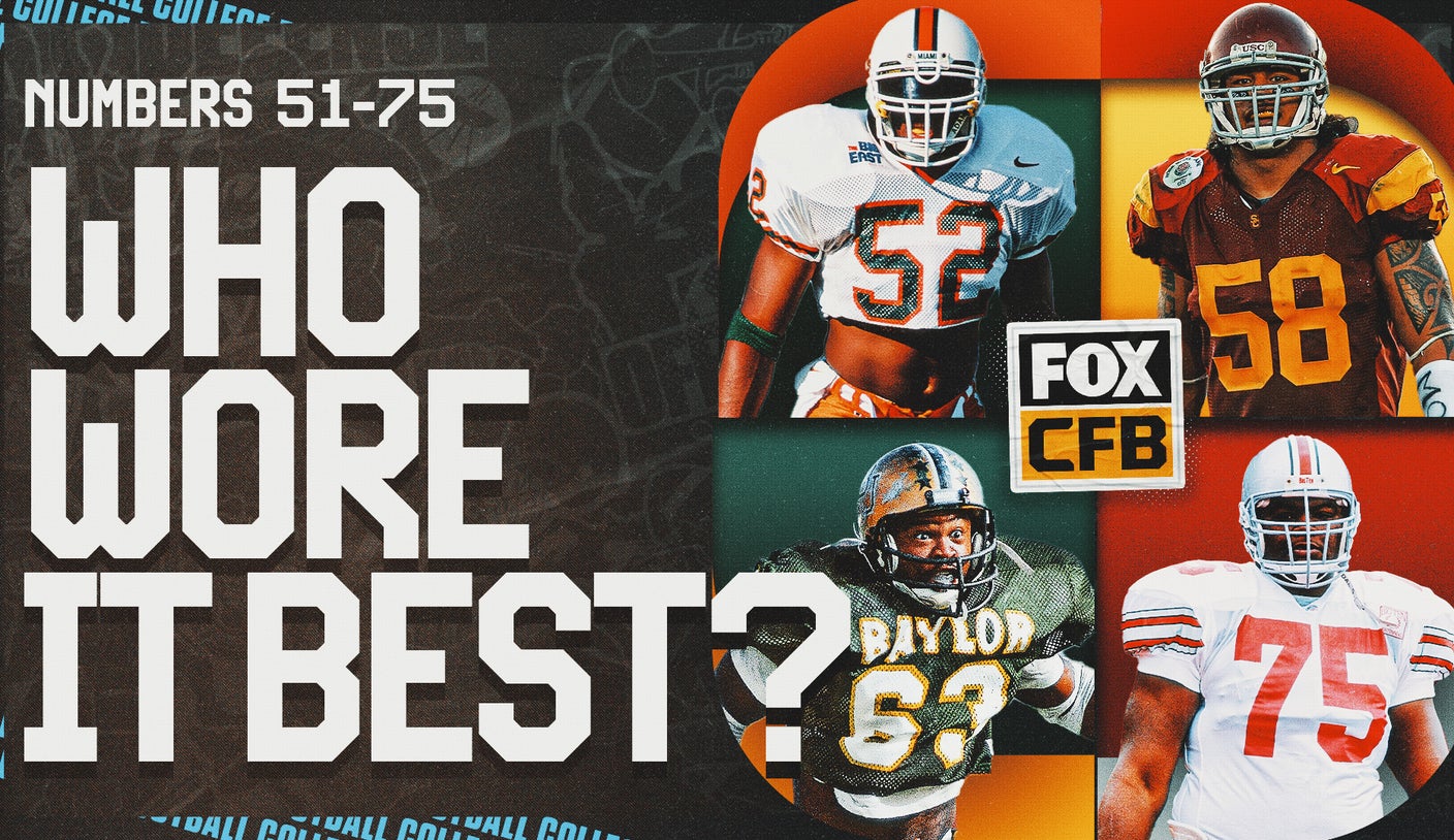 Who Wore It Best? Greatest College Football Players by Jersey Number ...