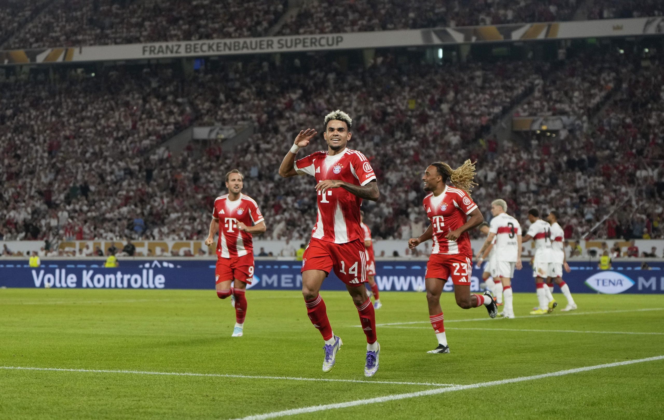Luis Díaz Scores for Bayern to win German Supercup in His Debut | FOX ...