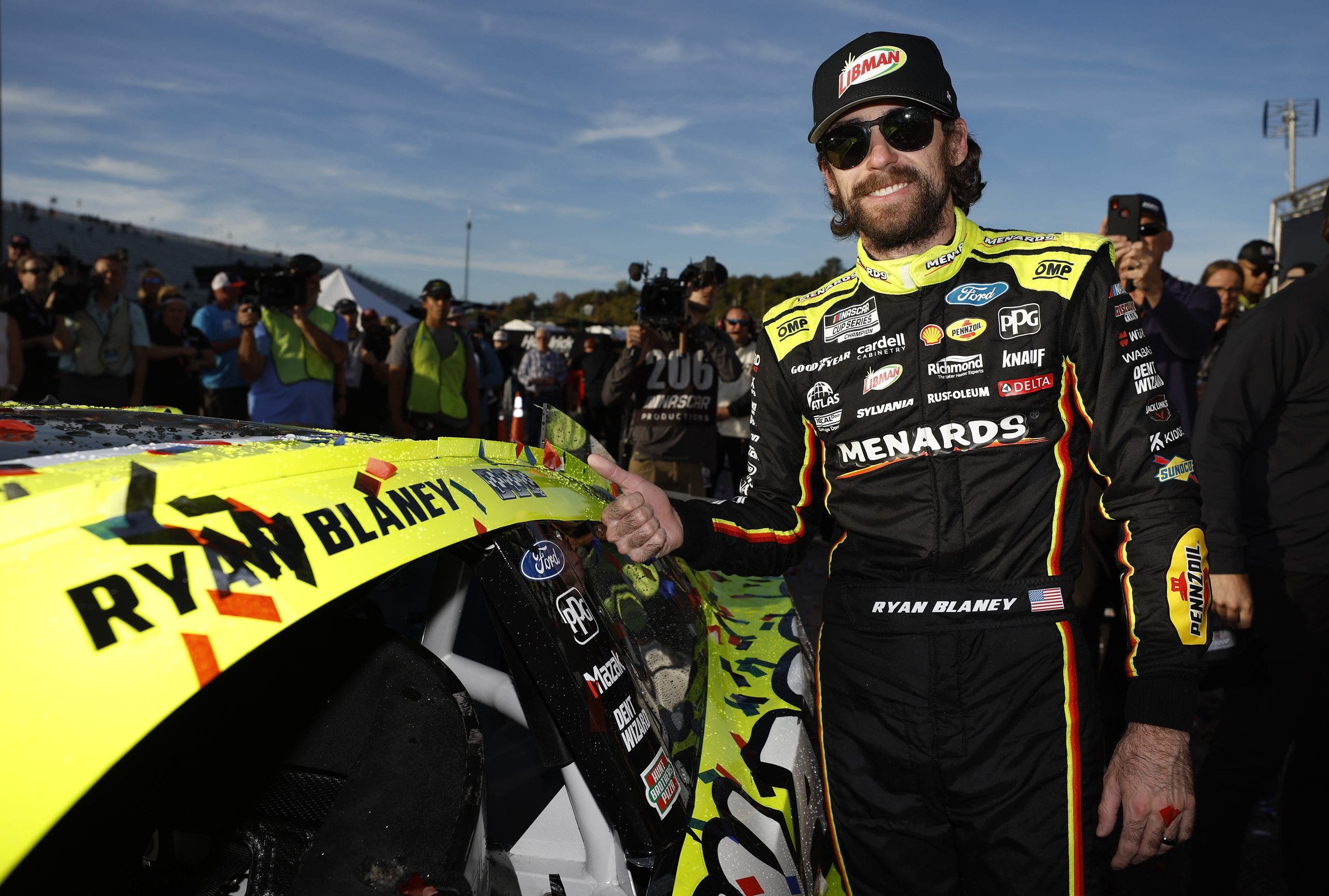Ryan Blaney Won't Relax After Loudon Win Vaults Him to Next Playoff ...