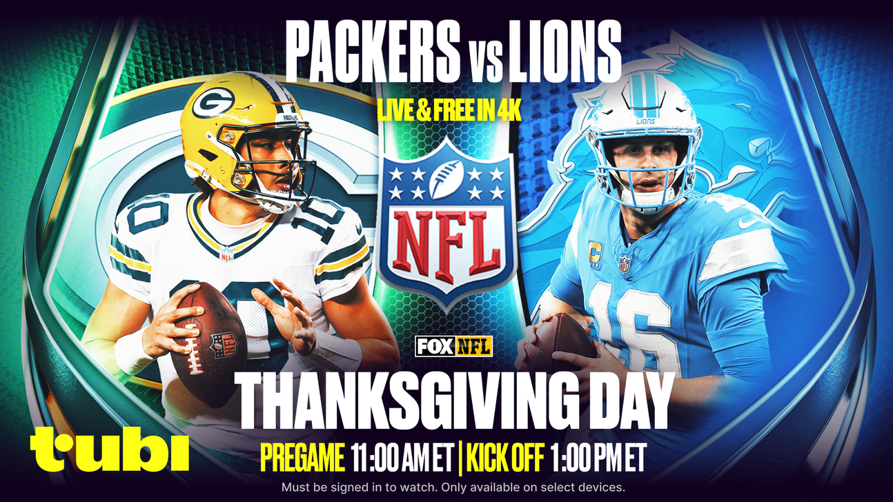 How to Watch Packers vs Lions NFL Thanksgiving Game on Tubi, FOX One ...
