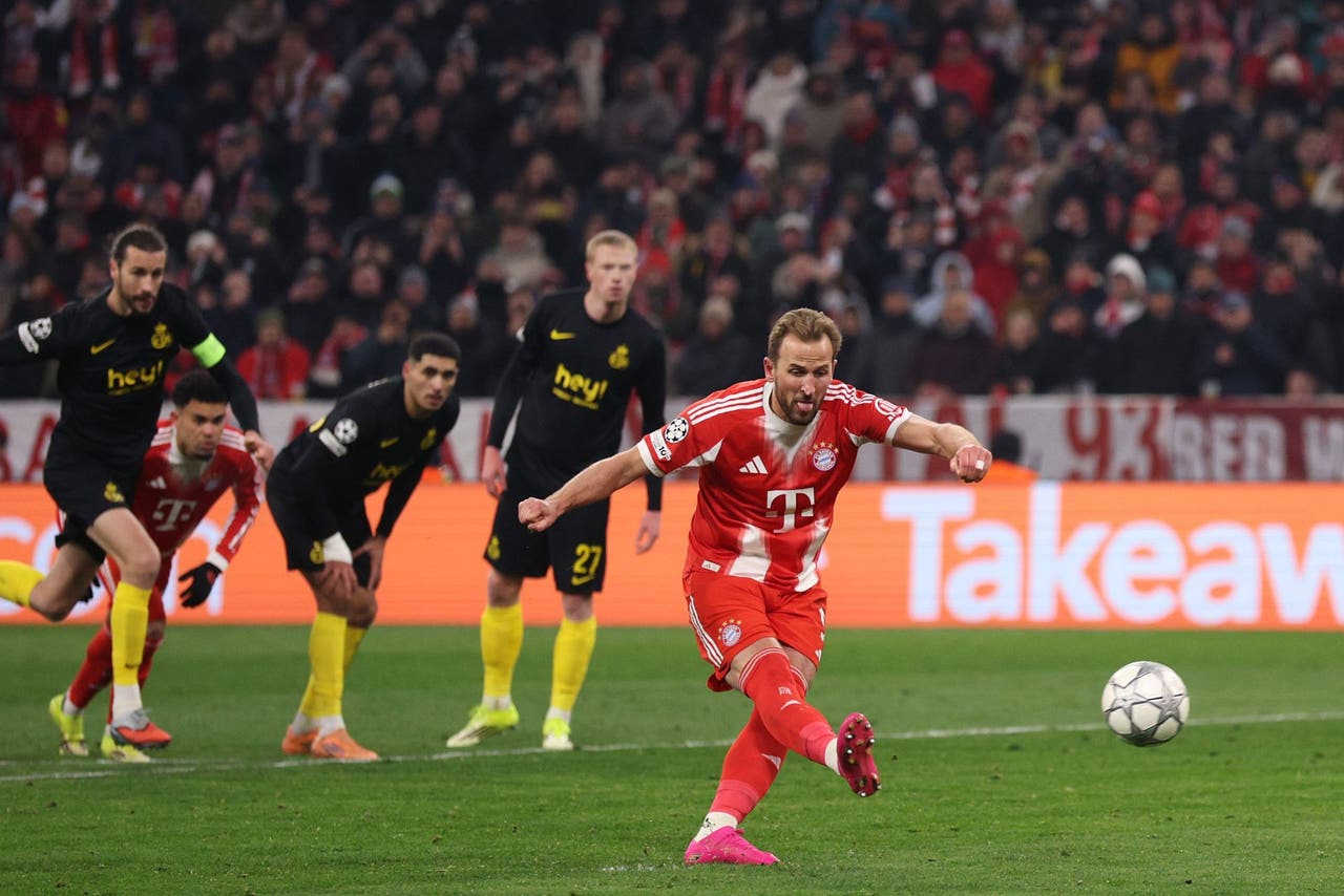 Harry Kane Finishes 1 Goal Shy of Champions League Hat-Trick After ...