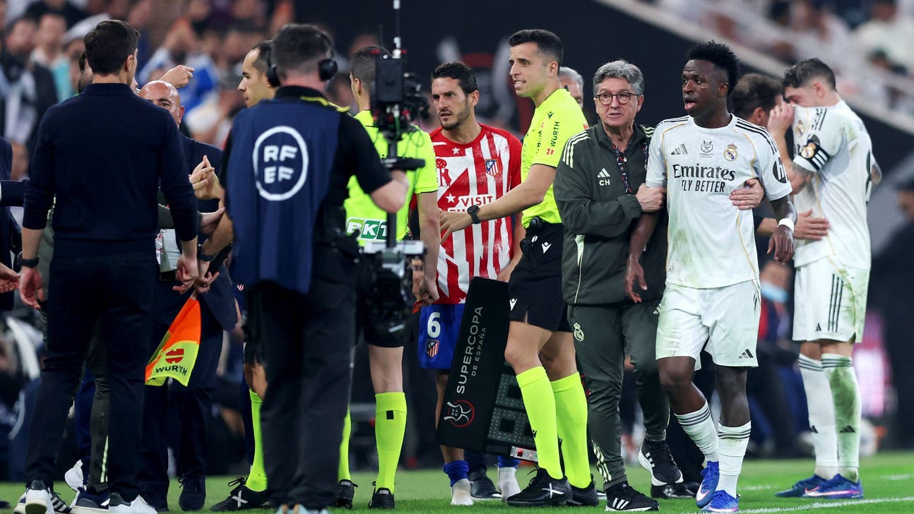 Super Cup Drama! Vinicius Clashes with Simeone; Real Madrid to Play ...